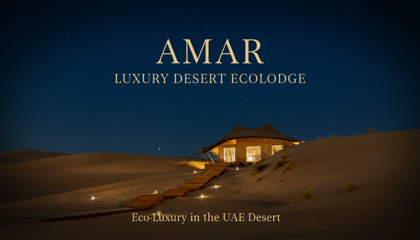 Amar Luxury Desert Ecolodge | Exclusive Eco-Luxury Retreat in UAE Desert